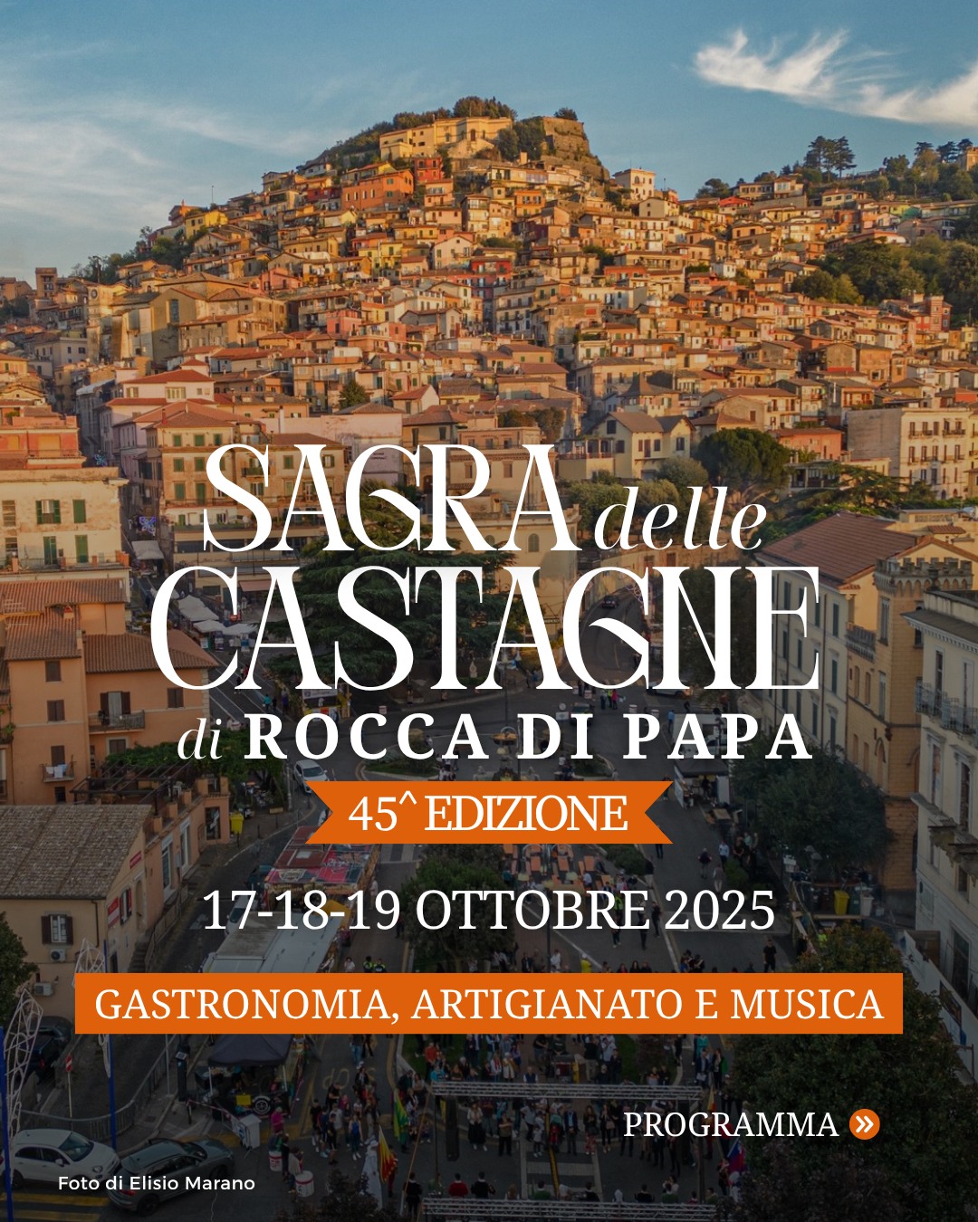 Rocca di Papa, 45sima Sagra delle Castagne: tre giorni di festa tra ...